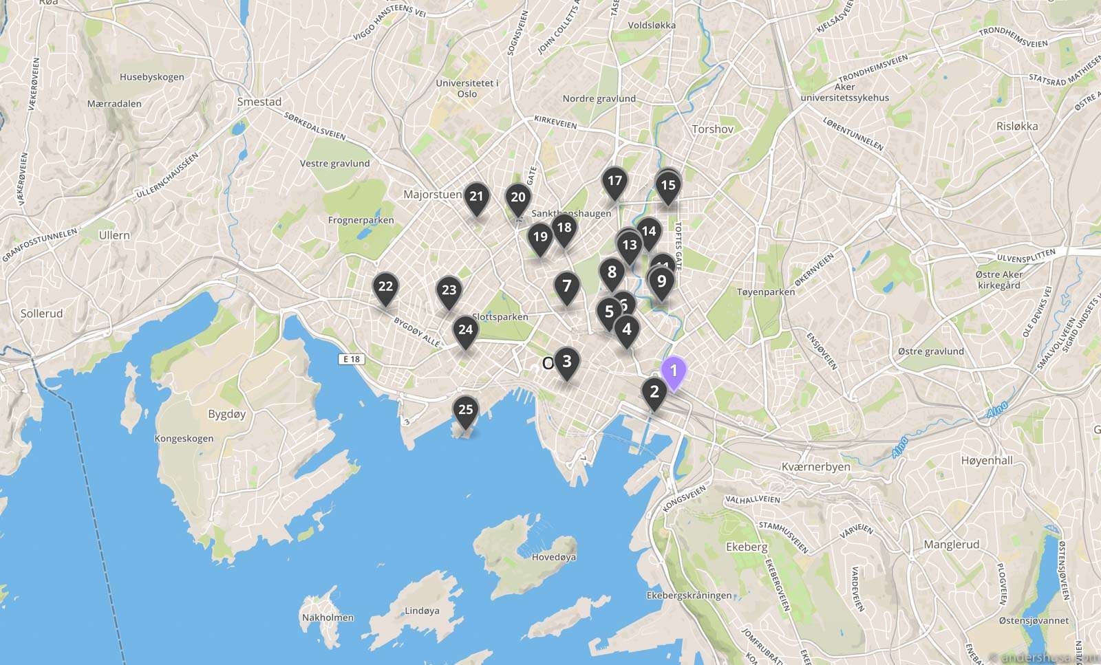 Foodie Maps - andershusa